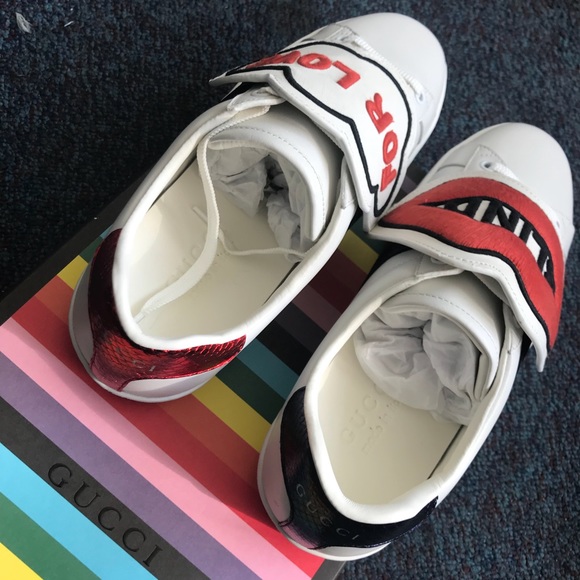 Gucci | Shoes | Gucci Ace Sneaker W Removable Patches | Poshmark
